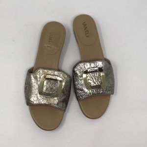 Vaneli | Shoes | Vaneli Metallic Sandals | Poshmark
